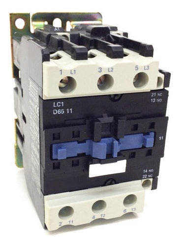 Contator Tripolar 65a Lc1d6511 220v Schneider