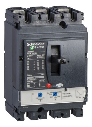 Disjuntor Caixa Moldada 250a Nsx250n 90ka 220v Lv431830